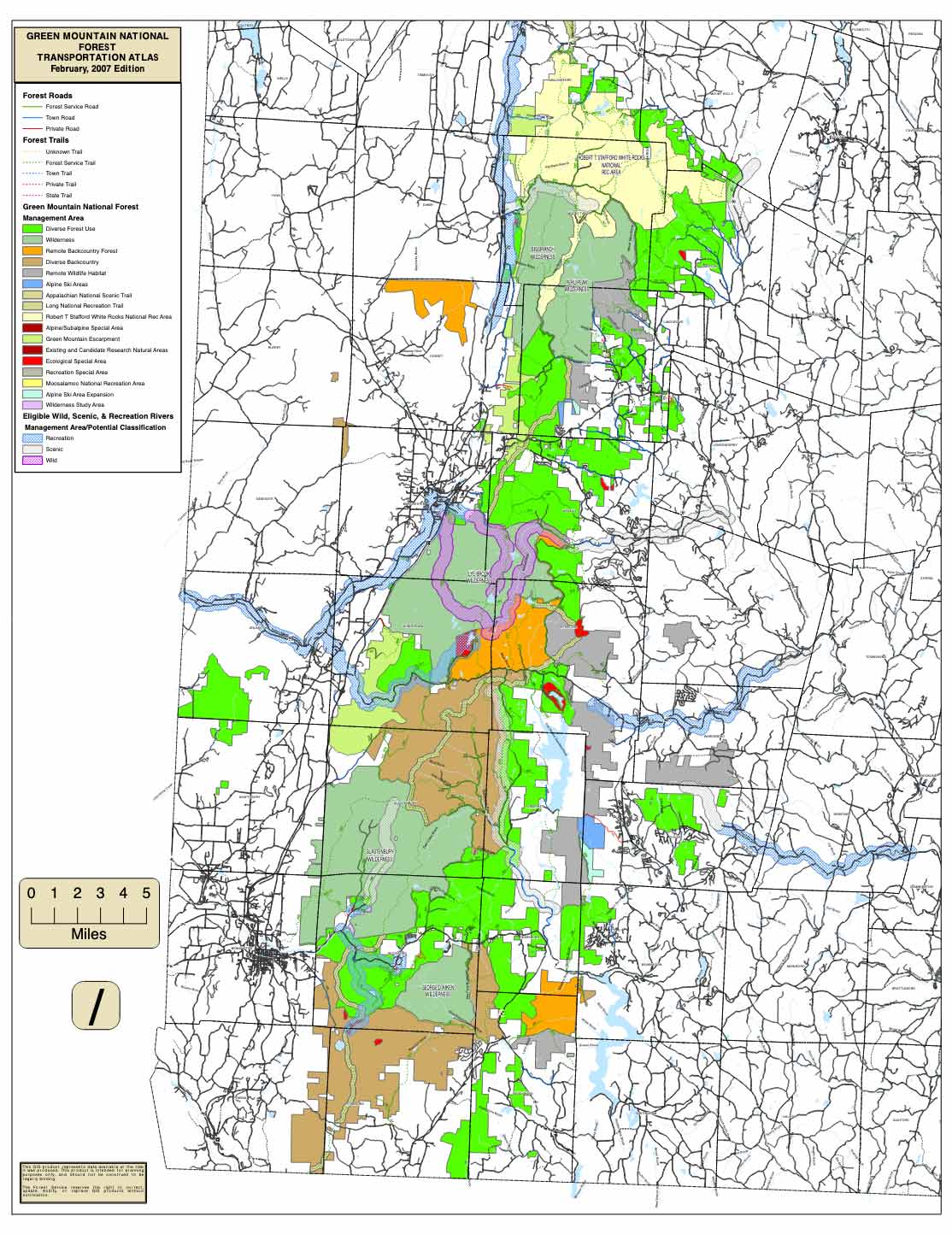 GREEN MOUNTAIN NATIONAL FOREST (Vermont, U.S.)