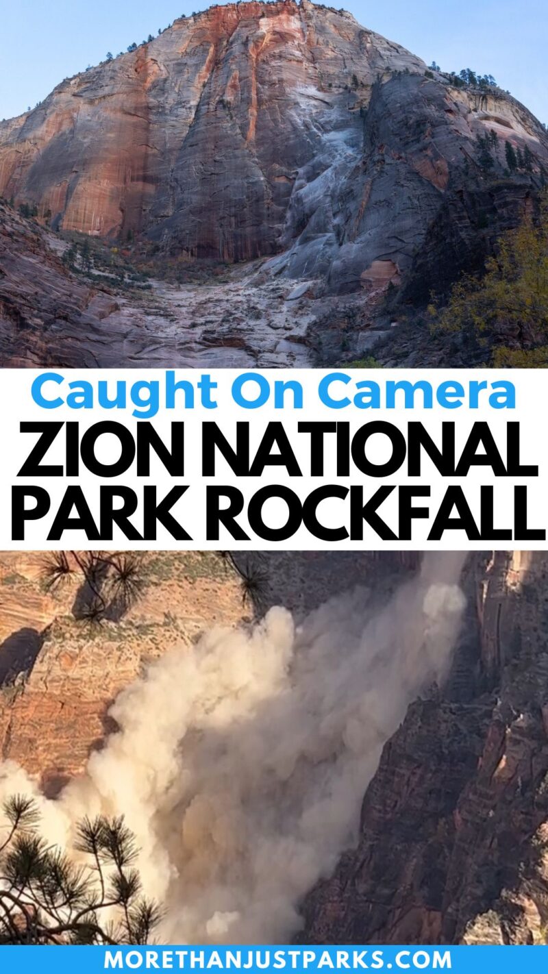 WATCH: Zion Rockfall at Weeping Rock (+Is It Safe To Visit Now?)